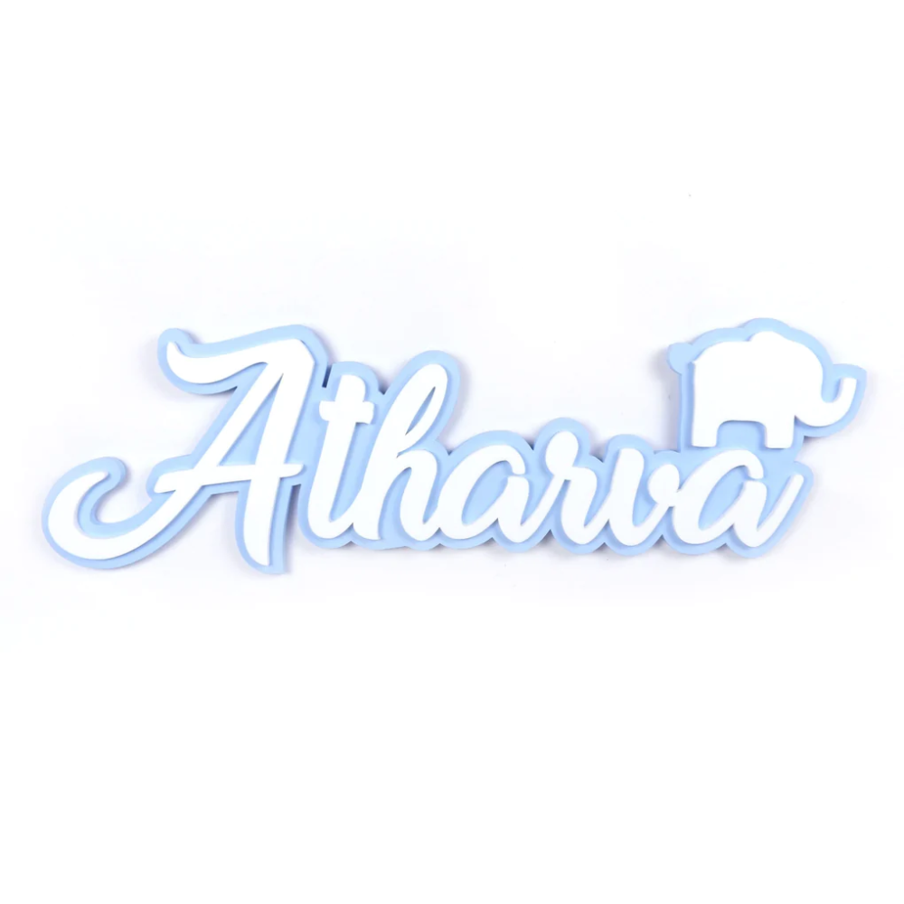 Two Layer Ele Name Plate – TheSassyTrunk.in